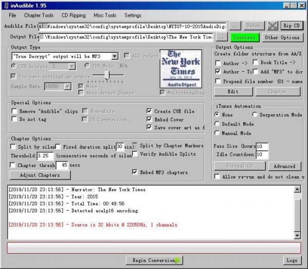 inAudible Software Review: How to Use and Alternative